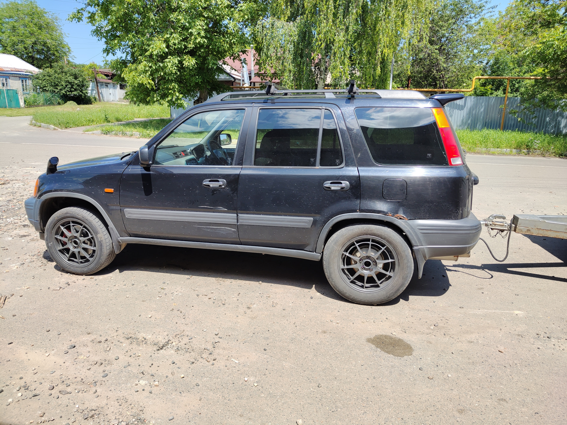 Как я попал на бабки из-за схождения (замена резины) — Honda CR-V (RD1/RD2), 2 л, 1999 года ...