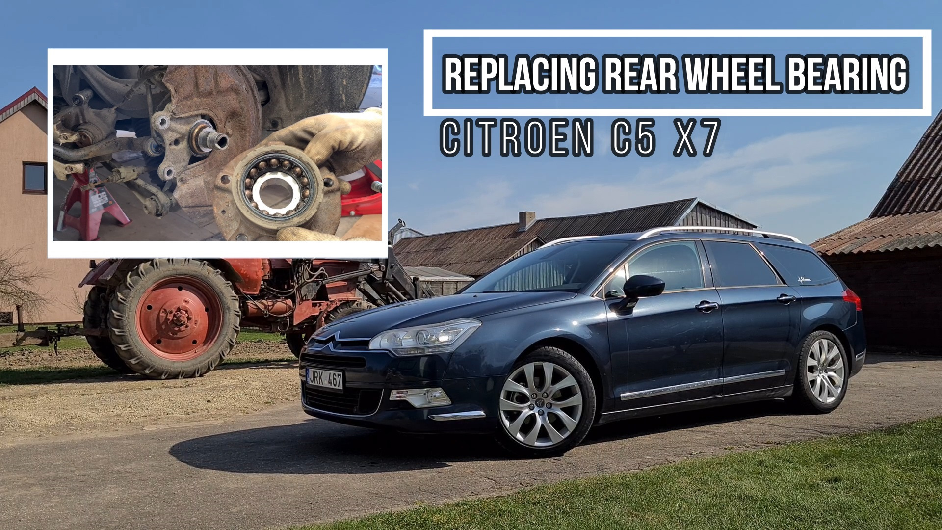 Rear wheel bearing got rusts — Citroen C5 (2G), 2 л, 2009 года | своими руками | DRIVE2