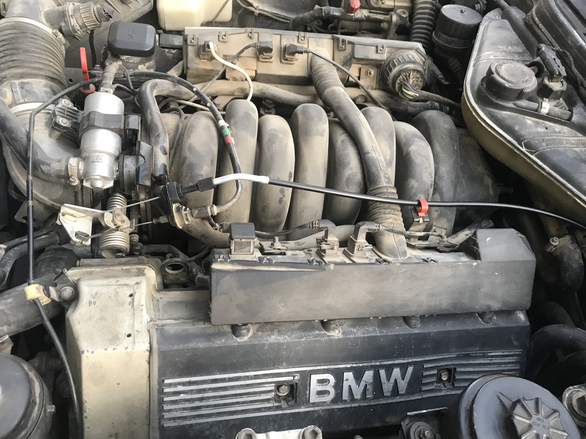 Трос газа — BMW 5 series (E34), 3 л, 1993 года | поломка | DRIVE2