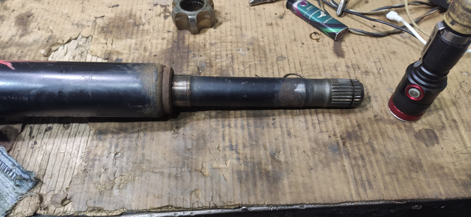 Ремонт кардана Audi q7 2010 рестайлинг — Audi Q7 (1G), 3 л, 2010 года ...