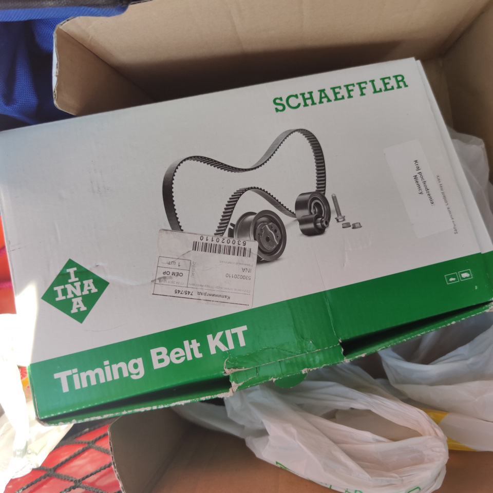 Вторая замена ГРМ — Skoda Fabia Combi Mk2, 1,4 л, 2009 года | плановое ...