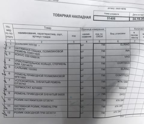036109651A Сухарь конический VAG | Запчасти на DRIVE2