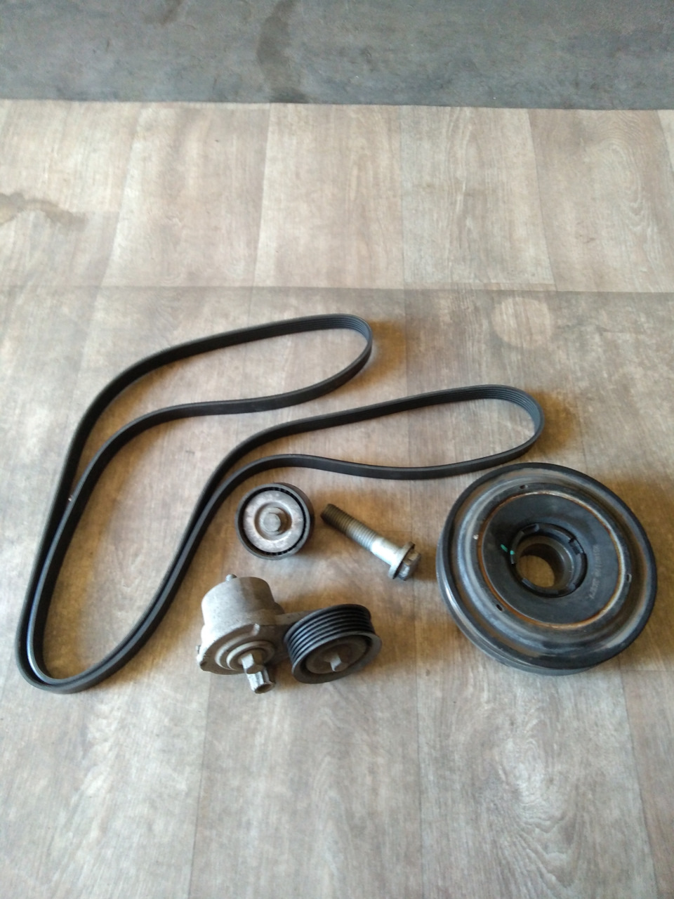 Шкив, ролики и ремень. — Opel Antara, 2,2 л, 2013 года | визит на ...