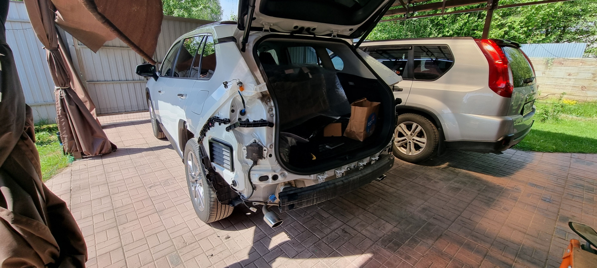 Замена поцарапанного бампера. — Toyota RAV4 (5G), 2,5 л, 2020 года ...