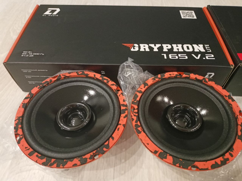 Установка фронт DL Audio Gryphon Lite 165 v.2 + тыл Ural (Урал) Молот ...