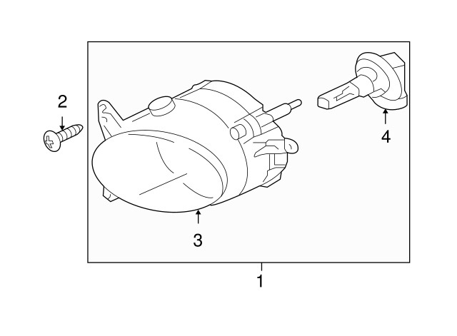 8321A664 Фара противотуманная Mitsubishi | Запчасти на DRIVE2