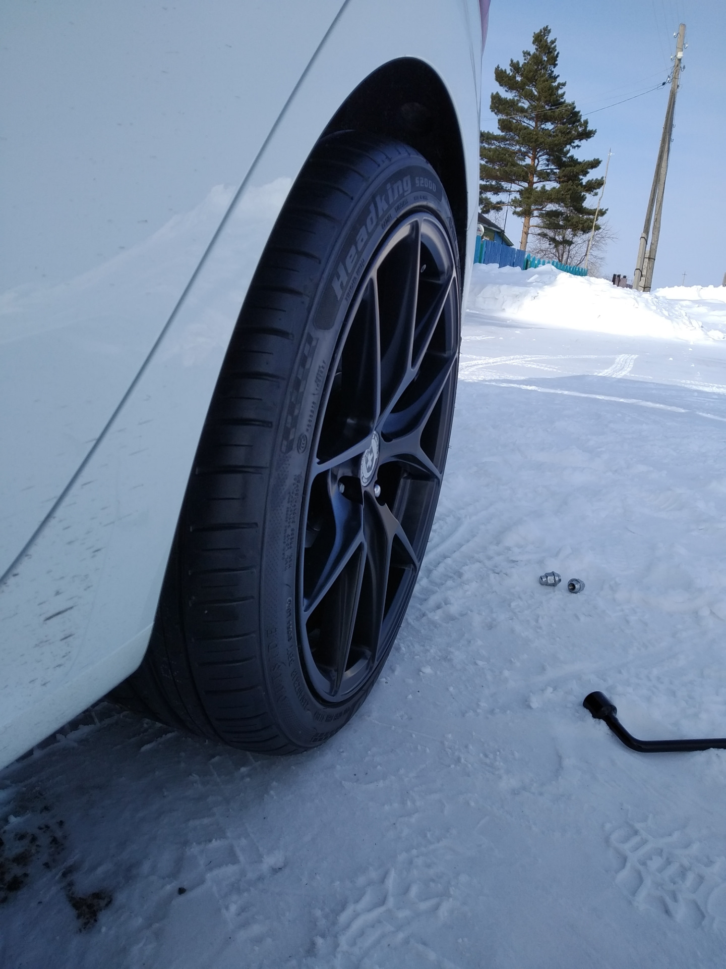 #13 Первая примерка R18"HRE" — KIA Rio (4G), 1,6 л, 2020 года ...