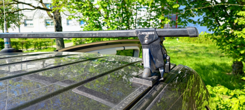 Поперечины на крышу — Mitsubishi Pajero (4G), 3,2 л, 2015 года ...