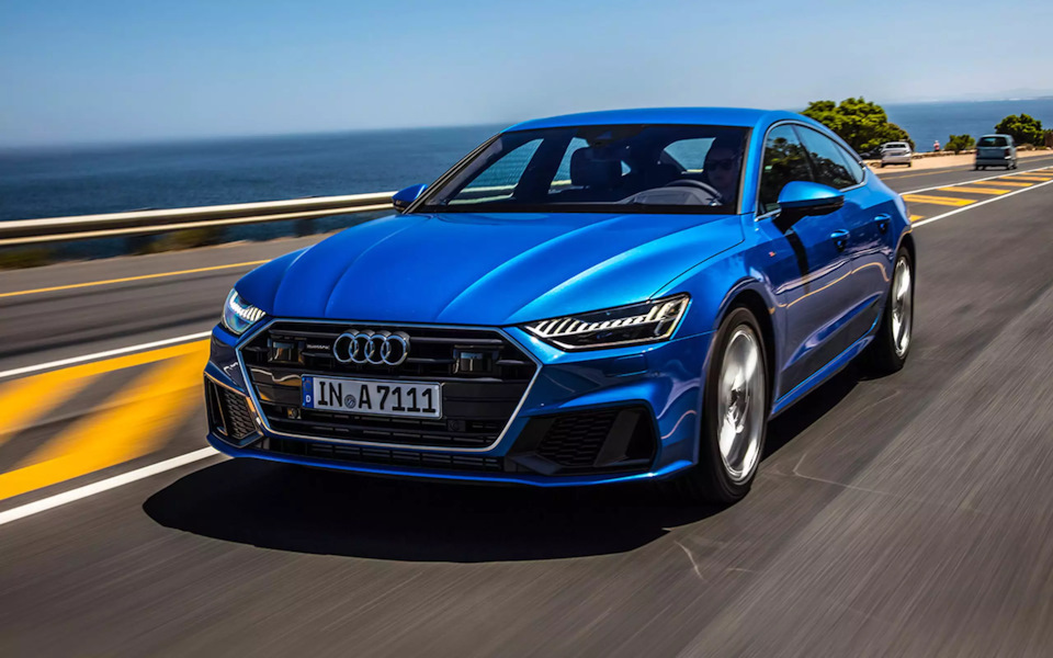 Audi A7 Sportback 2019 Цвет: Ara Blue www.drive2.ru/l/639225550… | Фото на DRIVE2.RU