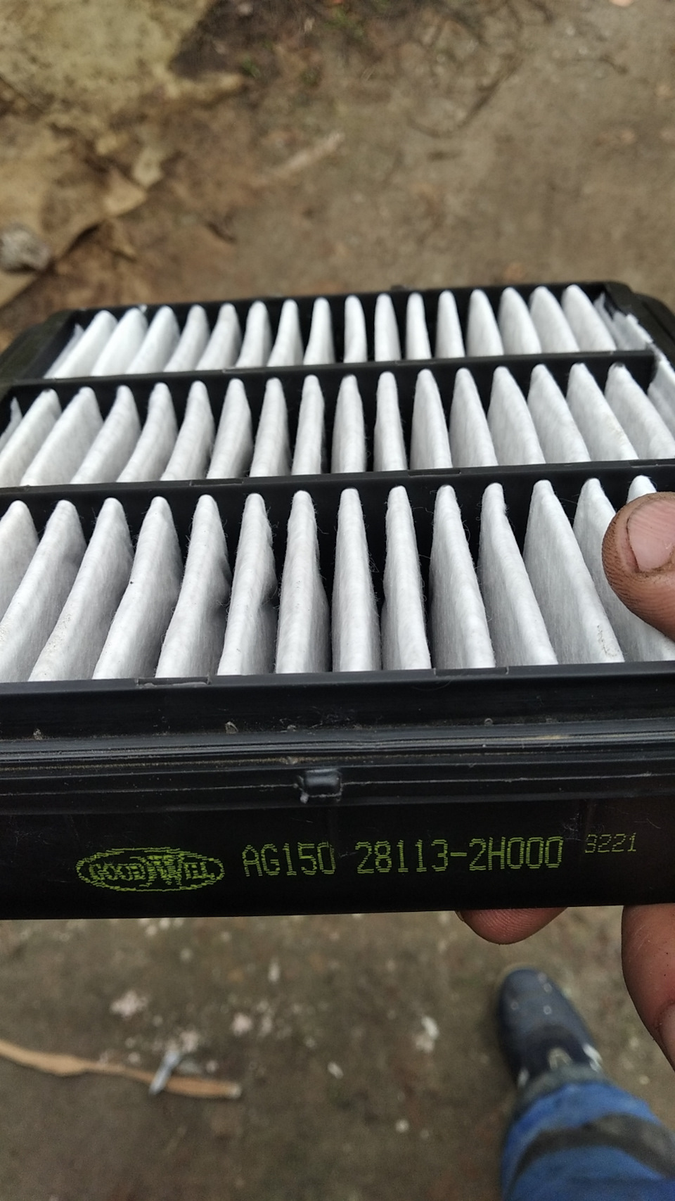 281132H000 Фильтр воздушный двигателя KIA HYUNDAI | Запчасти на DRIVE2