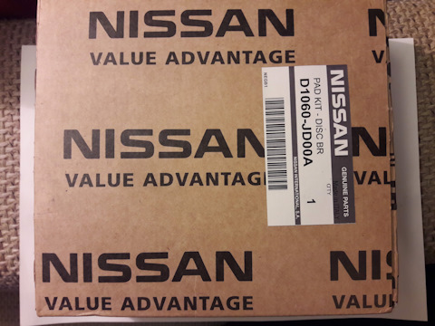 D1060JD00A Колодки тормозные NISSAN INFINITI | Запчасти на DRIVE2