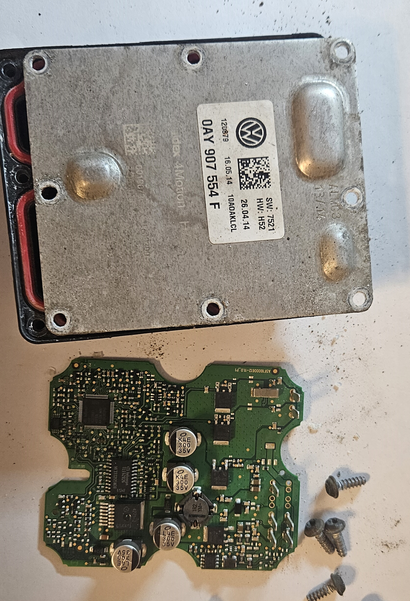 Ремонт блока управления Haldex 0AY907554F Audi Q3 — DRIVE2