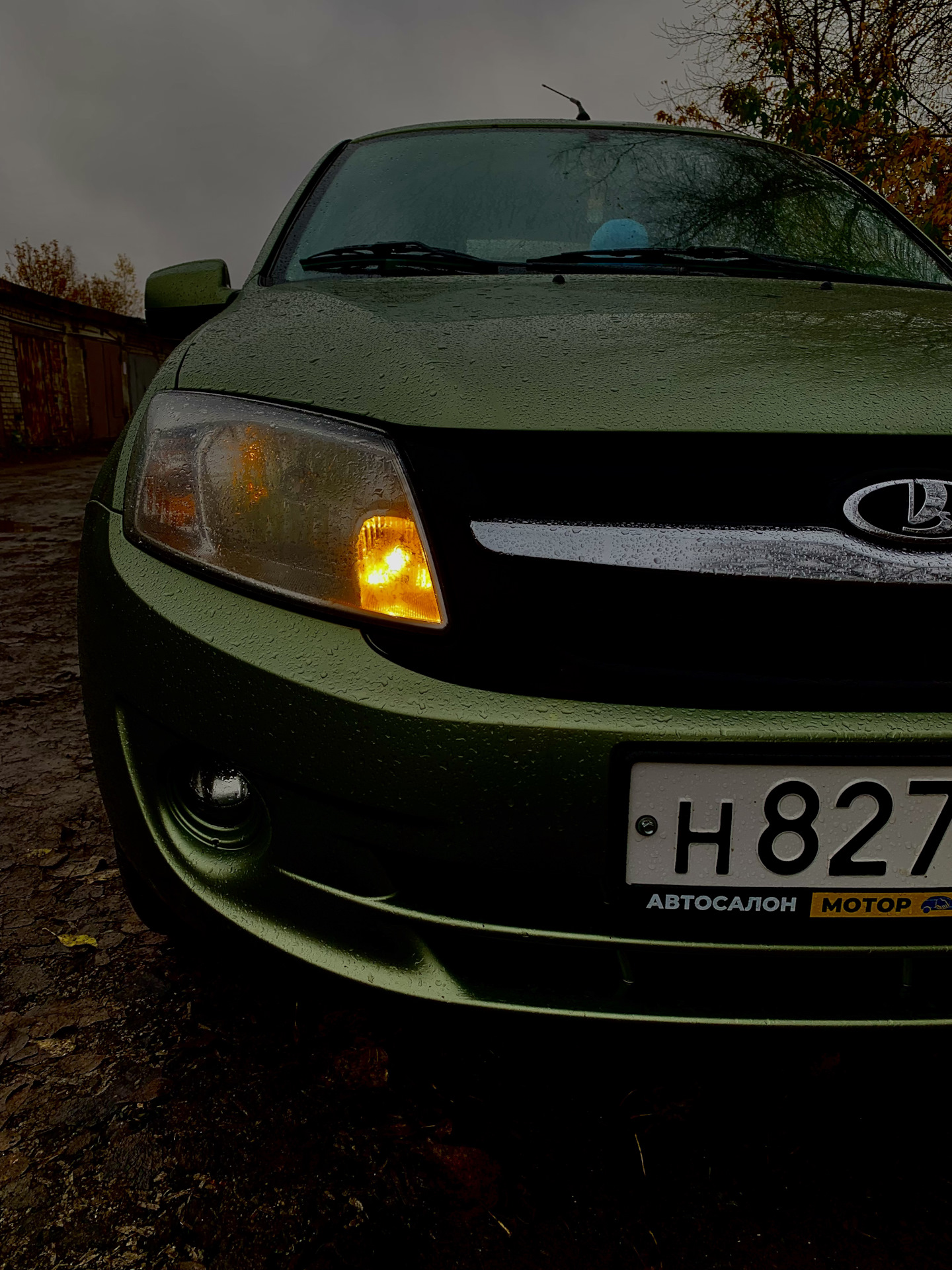 LED ДХО в Гранту 13г. 1.6 8-клоп — Lada Гранта (1G), 1,6 л, 2013 года ...