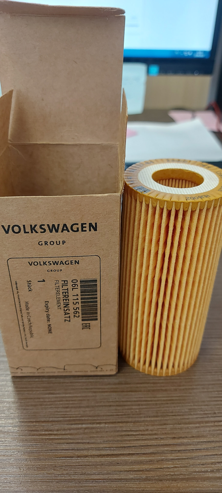 Купил поддельные оригинальные масляные фильтра (06L115562B, 06L115562 ...