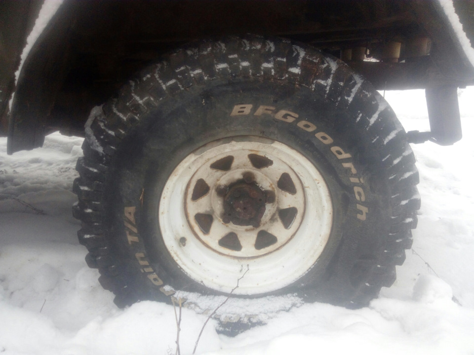 Продам bf goodrich km1 33*12,5R15 на дисках orw — УАЗ Patriot, 2,7 л ...