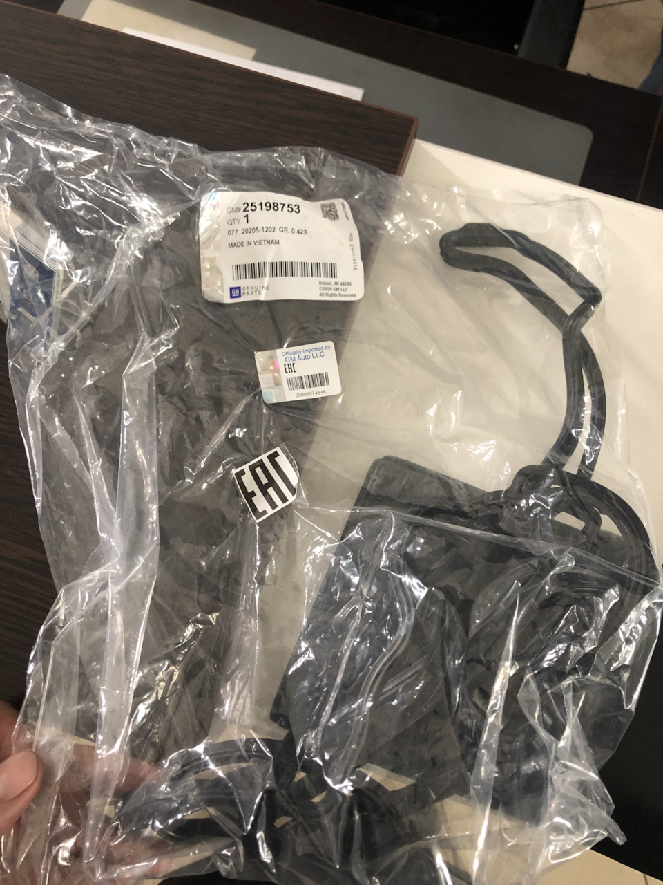 25198753 Прокладка клап. крышки GM | Запчасти на DRIVE2