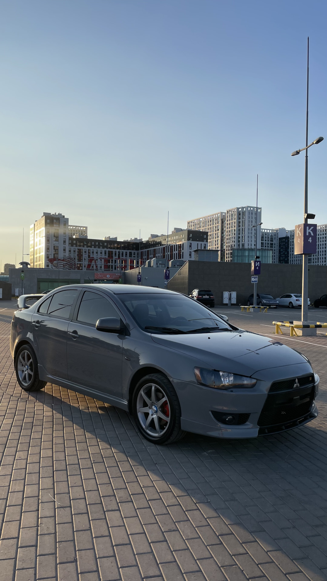 Полный перекрас в цвет Nardo grey. Часть 3. Итог. — Mitsubishi Lancer X ...