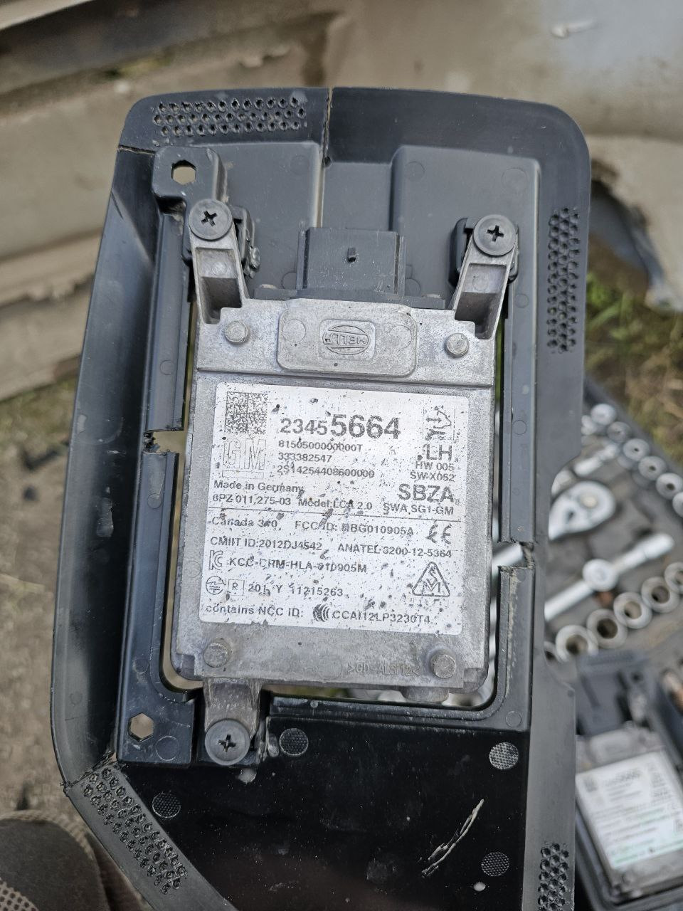 23455664 Левый радар GM | Запчасти на DRIVE2