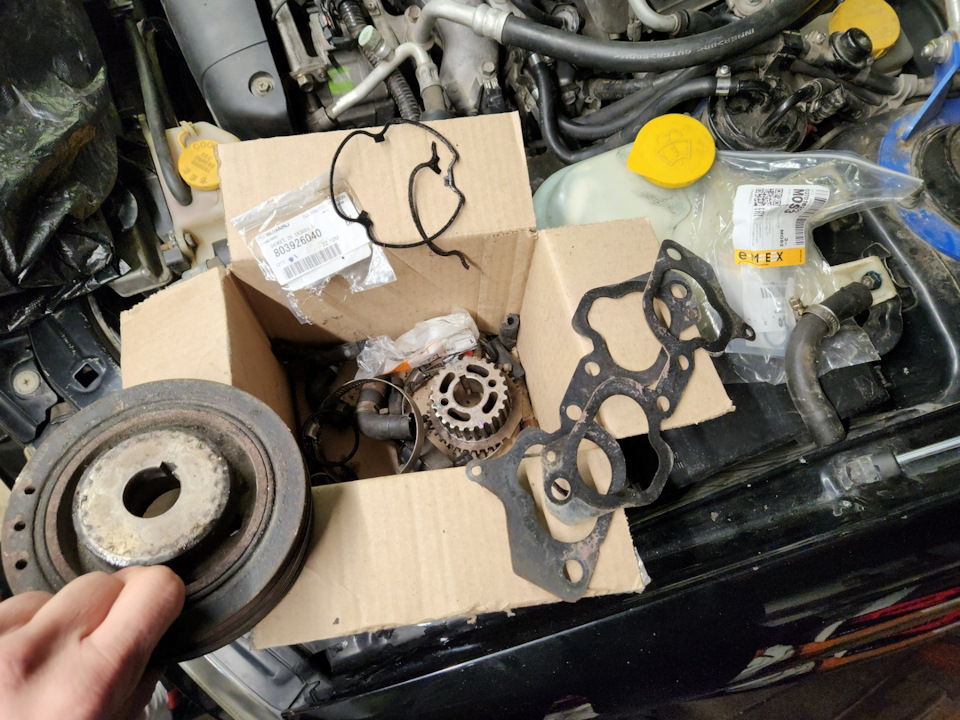 ПРОКЛАДКИ коллектора бензо шланги и много мелочи — Subaru Forester (SG ...