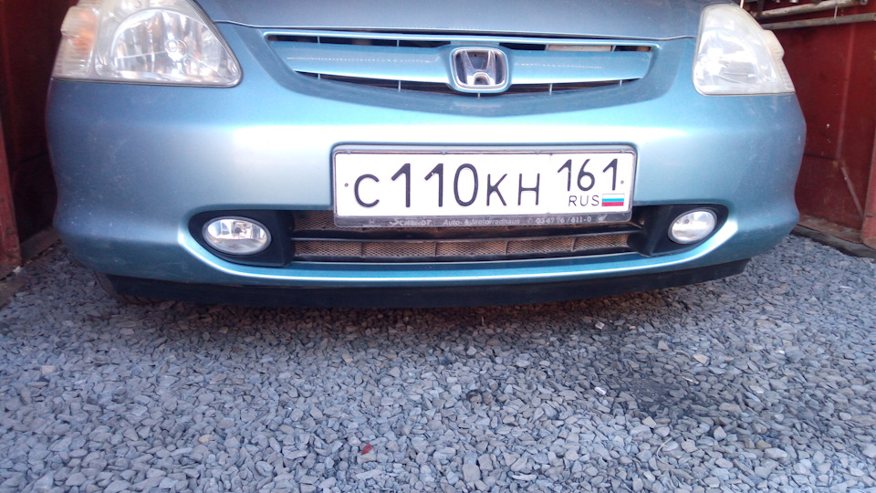 Замена ПТФ с китайских на оригинал. — Honda Civic Hatchback (7G), 1,4 л ...