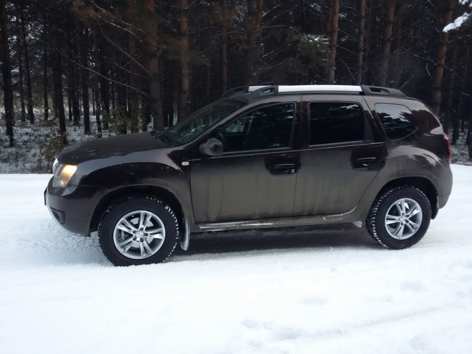 Установка зимних колес — Renault Duster (1G), 2 л, 2016 года | колёсные ...