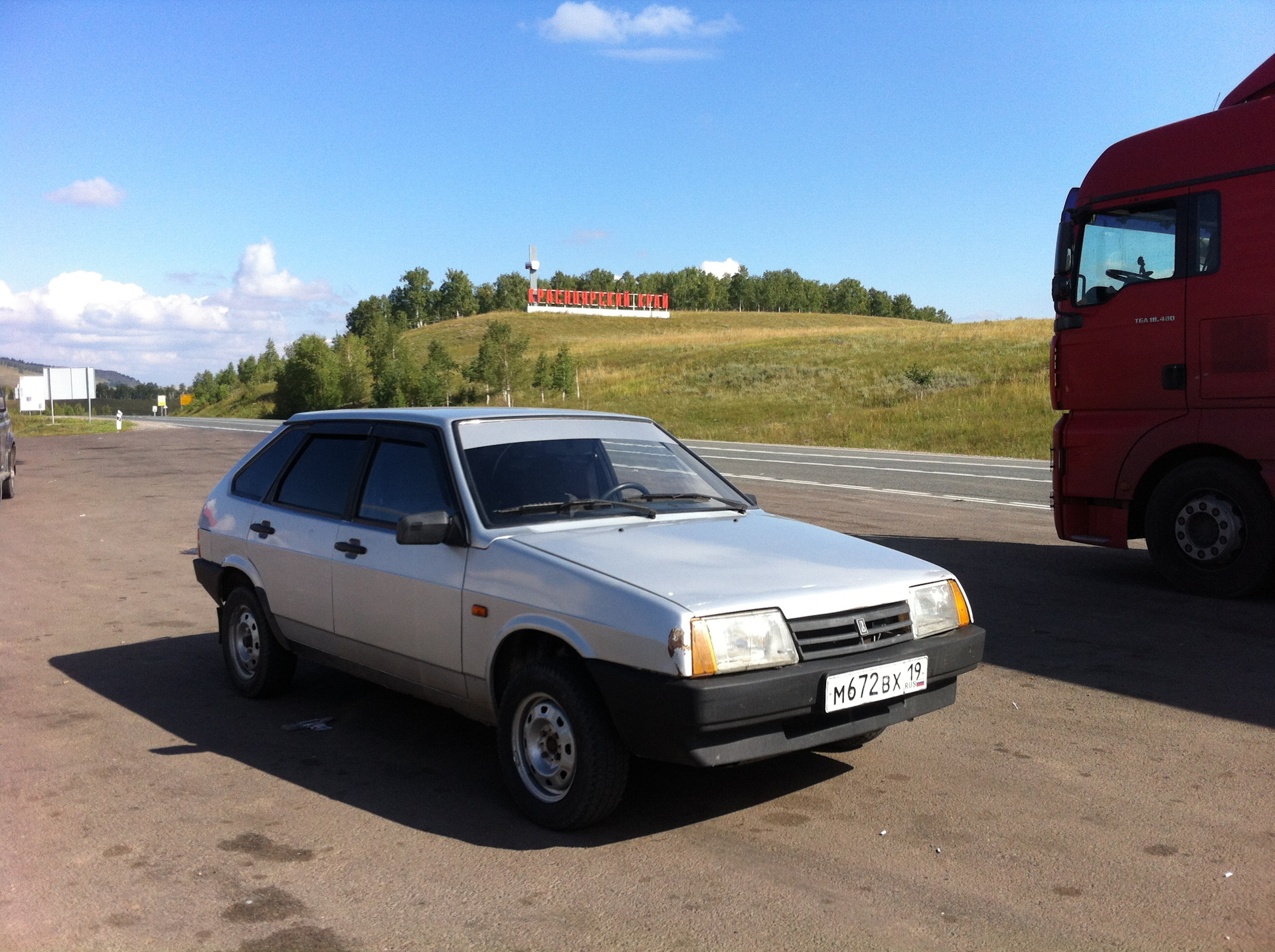 Да здравствует красноярск — Lada 21093i, 1,5 л, 2001 года | просто так | DRIVE2