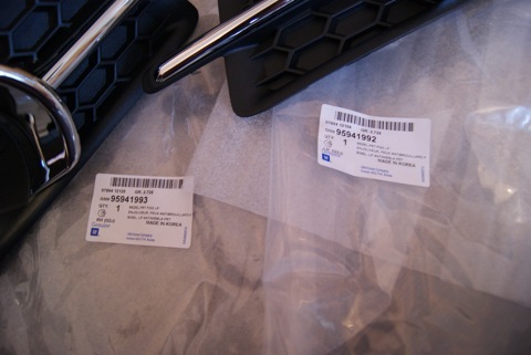 95941993 Рамка фары противотуманной правой CHEVROLET Cruze GENERAL ...