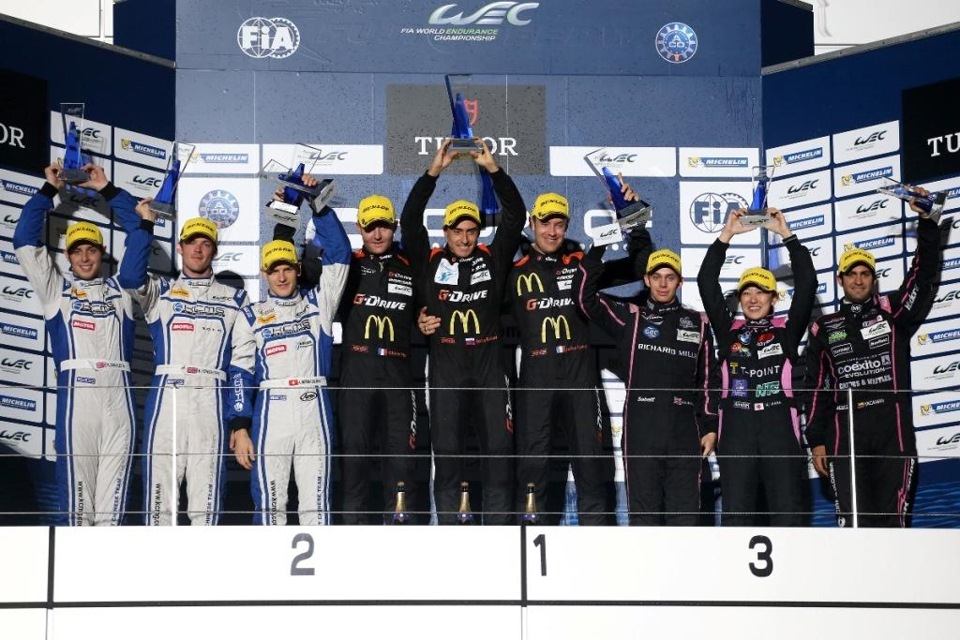 Команда G-Drive Racing заняла первое место на этапе FIA WEC в Японии ...