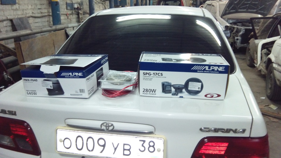 ALPINE !))) Type-G — Toyota Carina (7G), 1,8 л, 2000 года | автозвук ...