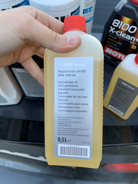 83222295532 Масло для редуктора заднего моста BMW | Запчасти на DRIVE2