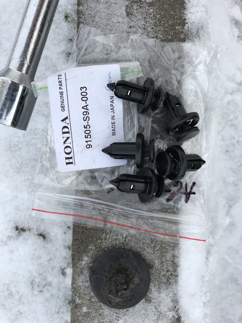 91505S9A003 Клипса крепления CIVIC Honda | Запчасти на DRIVE2