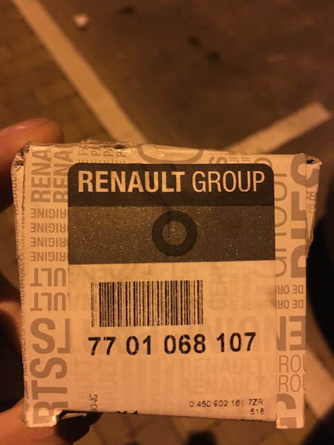 7701068107 Фильтр топливный RENAULT | Запчасти на DRIVE2