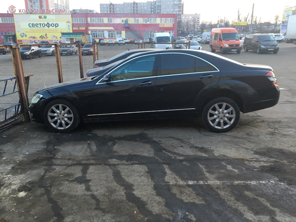 Неприятность или вспомним молодость ВАЗ — Mercedes-Benz S-Class (W221 ...