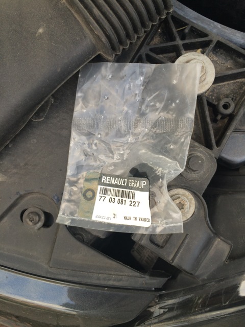 7703081227 КЛИПСА КРЕПЕЖНАЯ 354 RENAULT | Запчасти на DRIVE2