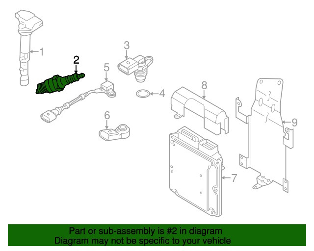 101905622 Свеча зажигания long VAG | Запчасти на DRIVE2