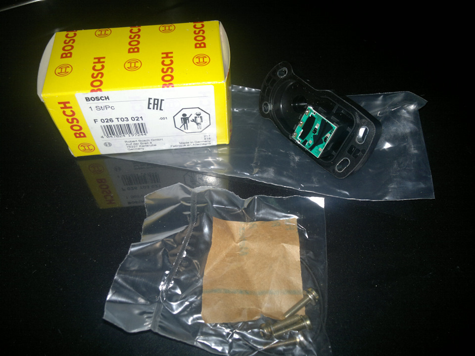 F026T03021 Регулятор холостого хода BOSCH | Запчасти на DRIVE2