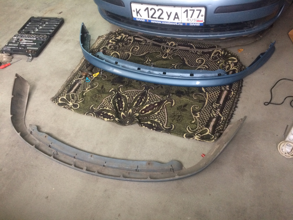 Установка губы.Зимние колёса.Ништяки.Замена термостата. — Saab 9-3 (2G ...