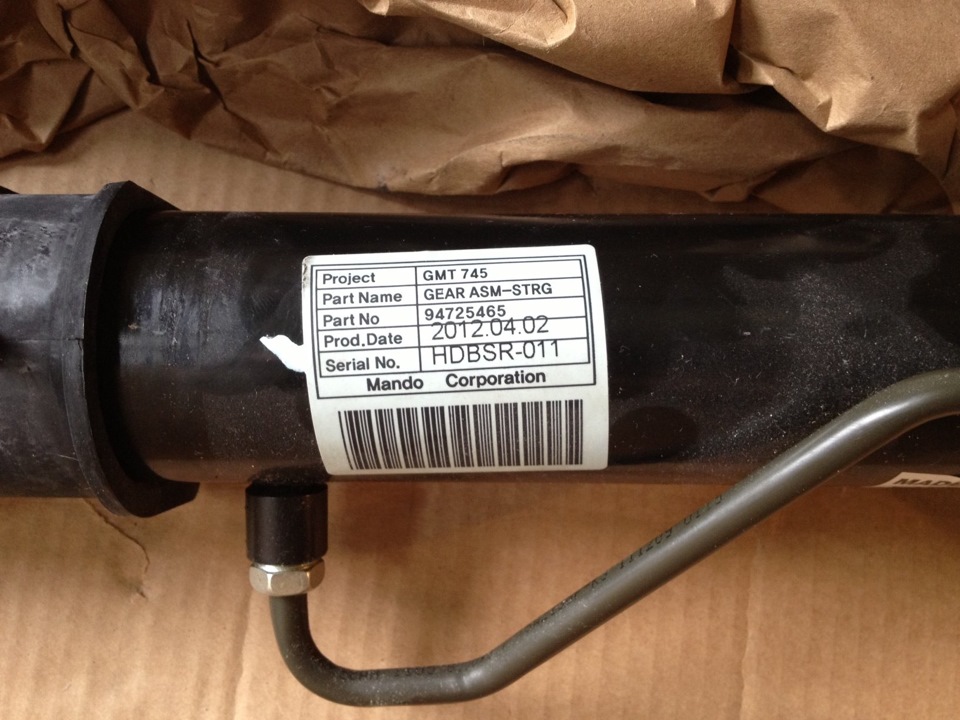 94725465 РУЛЕВАЯ РЕЙКА GM | Запчасти на DRIVE2