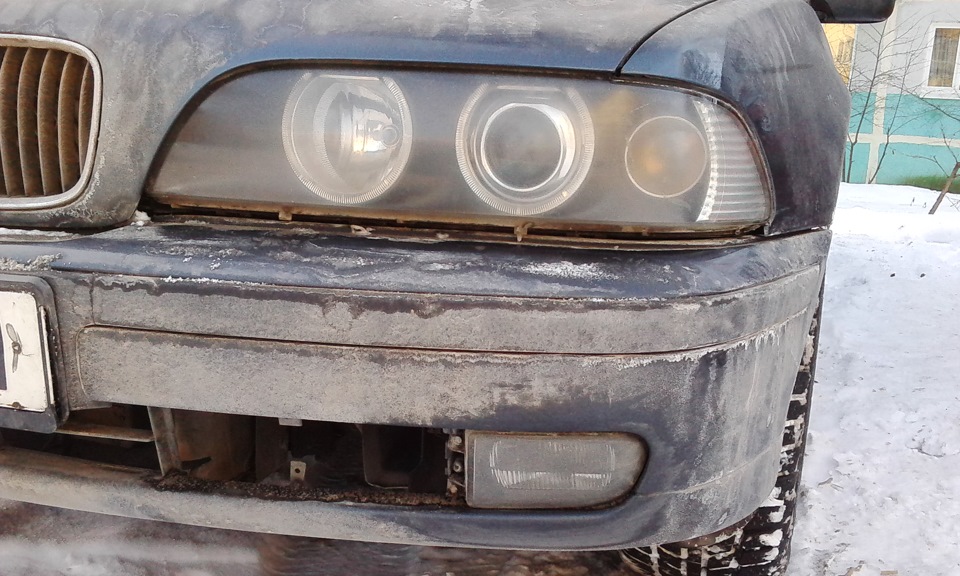 Чистые противотуманники . — BMW 5 series (E39), 2,5 л, 1999 года ...