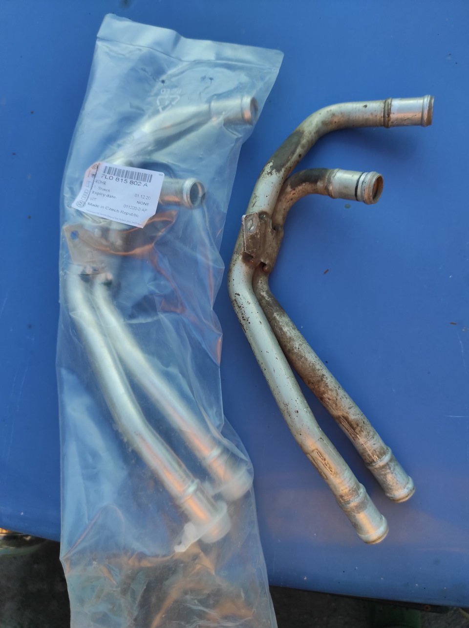 7L0815802A Водяная трубка VAG | Запчасти на DRIVE2