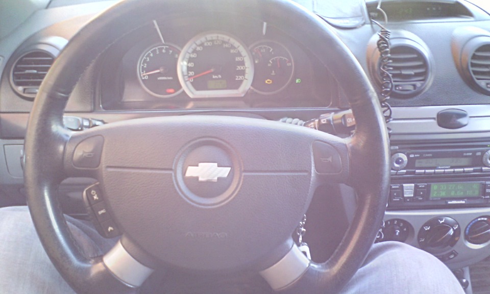 Шильдик на руль)) — Chevrolet Lacetti 5D, 1,4 л, 2008 года | наблюдение ...