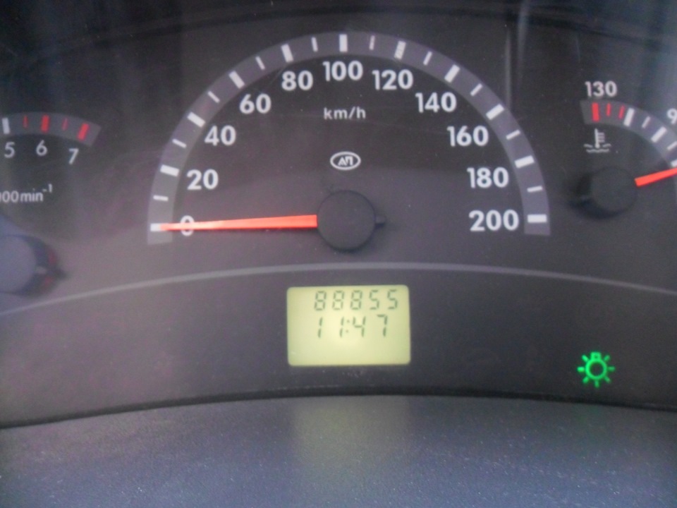 панель приборов — Lada Калина седан, 1,6 л, 2006 года | электроника ...