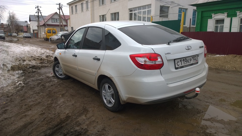 тонировка — Lada Гранта Лифтбек (1G), 1,6 л, 2015 года | тюнинг | DRIVE2