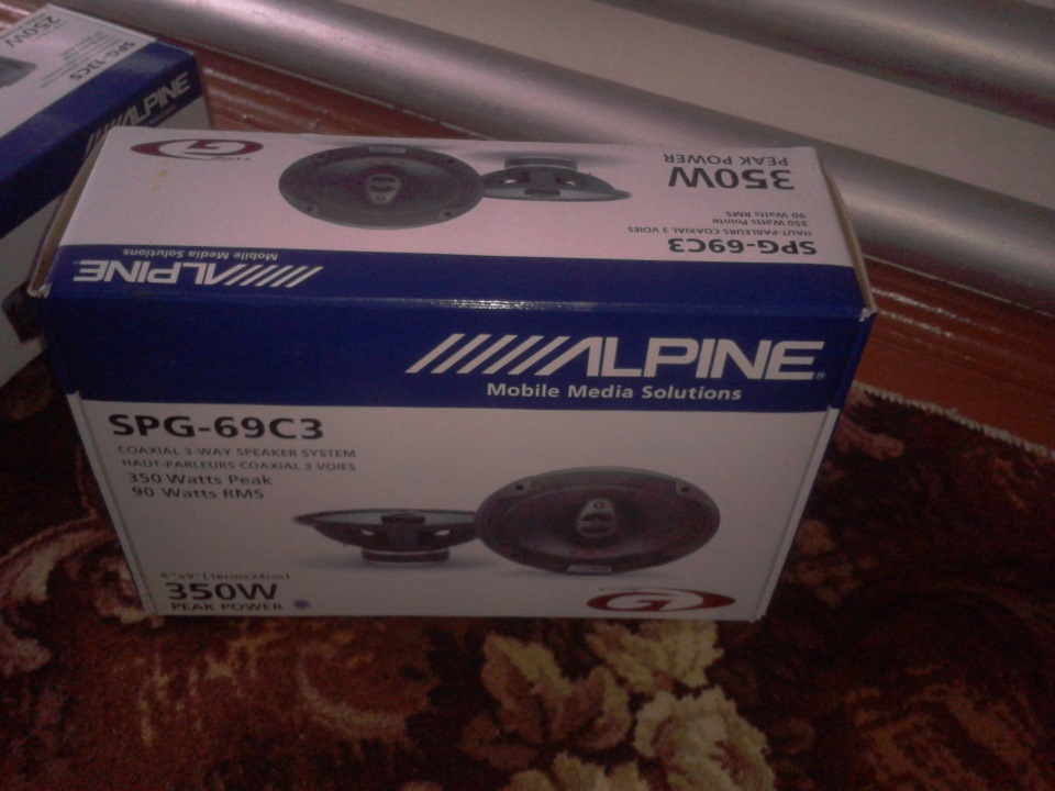 Alpine SPG 69C3 — Lada Приора седан, 1,6 л, 2013 года | автозвук | DRIVE2