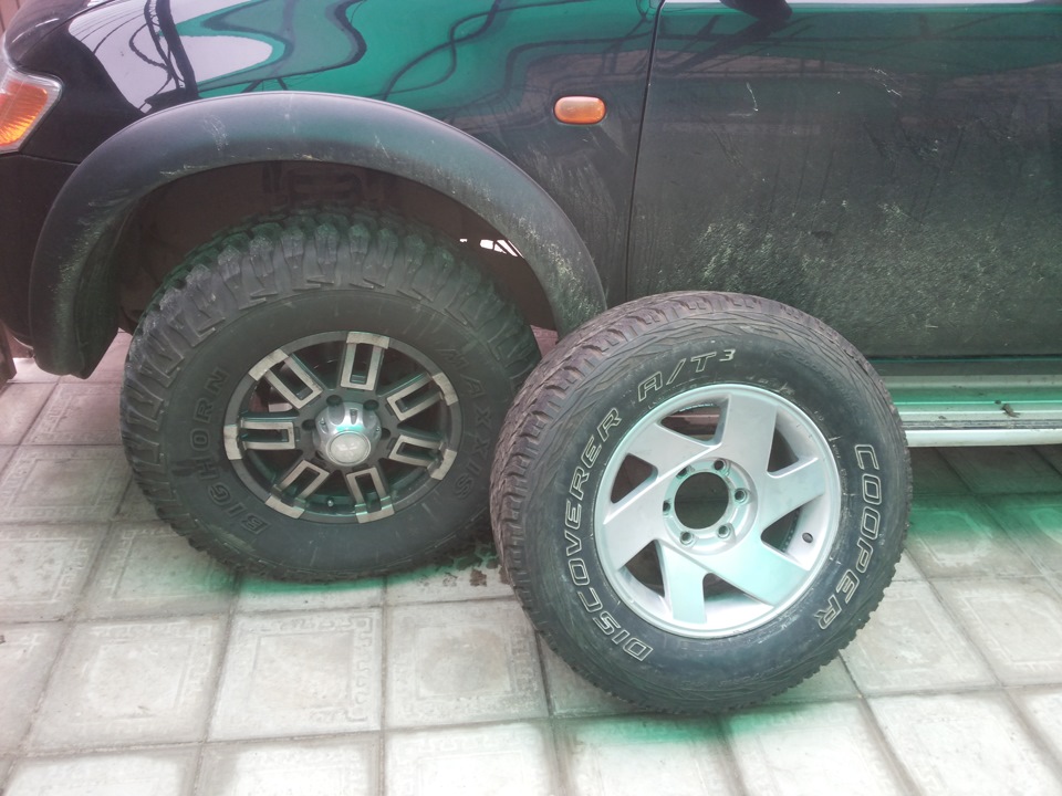 зима близко…2 — Mitsubishi L200 (4G), 2,5 л, 2008 года | шины | DRIVE2
