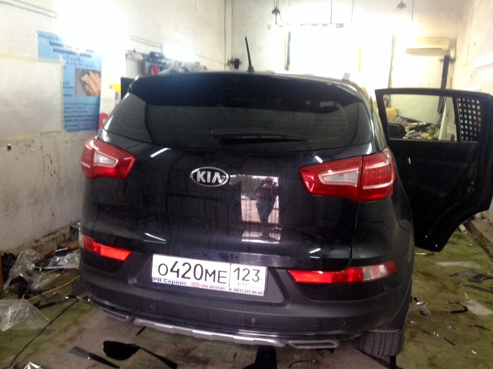 Тонировка — KIA Sportage (3G), 2 л, 2013 года | просто так | DRIVE2