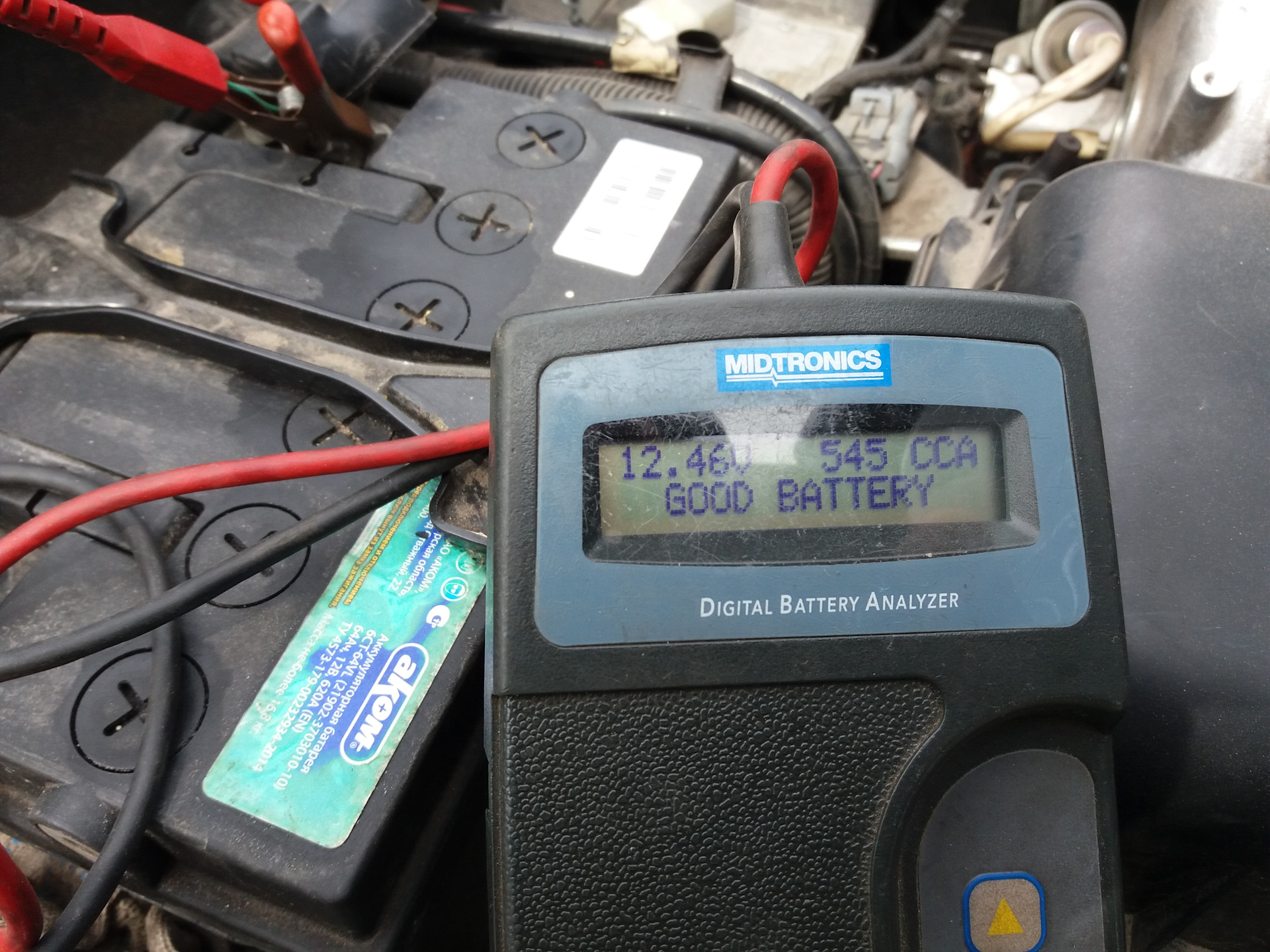 Проверяем АКБ. — serviceOK на DRIVE2