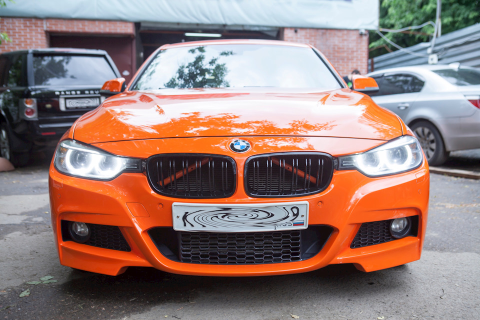 Теперь Fire Orange — BMW 3 series (F30), 2 л, 2013 года | кузовной ...