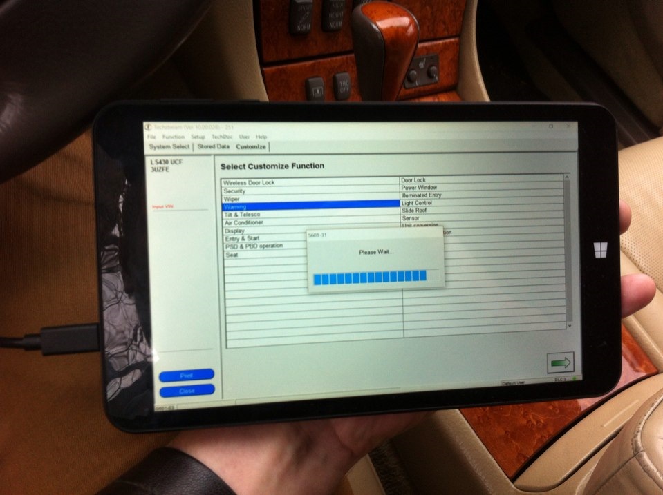 Techstream — Lexus LS (UCF30), 4,3 л, 2004 года | электроника | DRIVE2