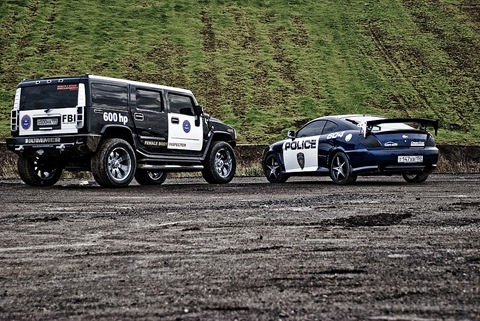 Новые фотки FBI & POLICE — Hummer H2, 6 л, 2005 года | фотография | DRIVE2